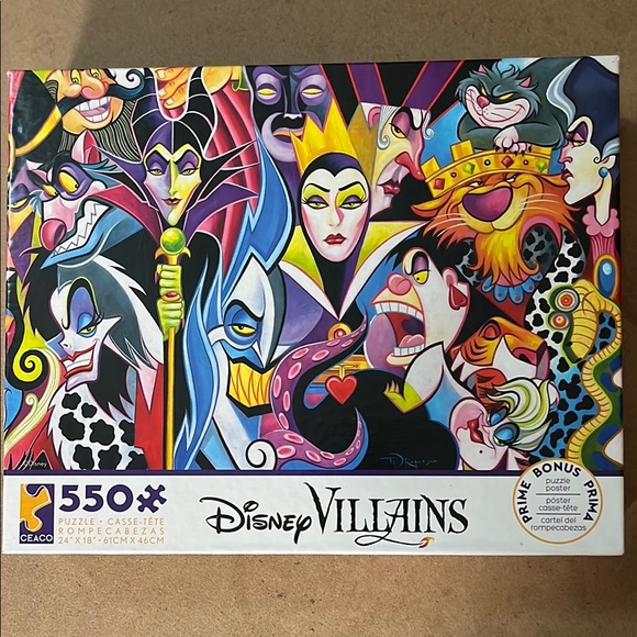 ceaco | Games | 55 Piece Factory Sealed Ceaco Disney Villains Puzzle A ...